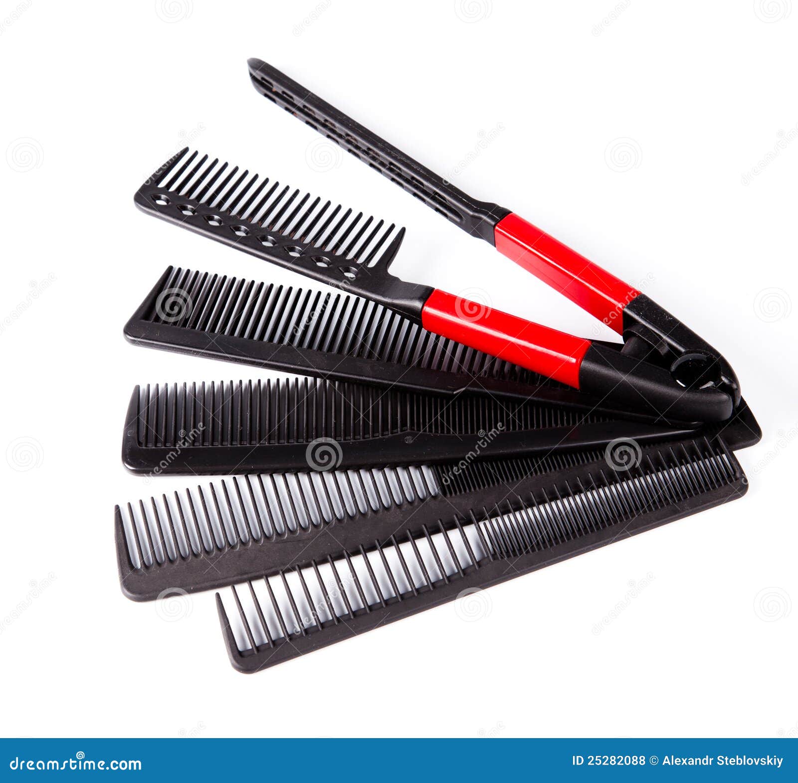 Professional combs stock photo. Image of closeup, studio - 25282088