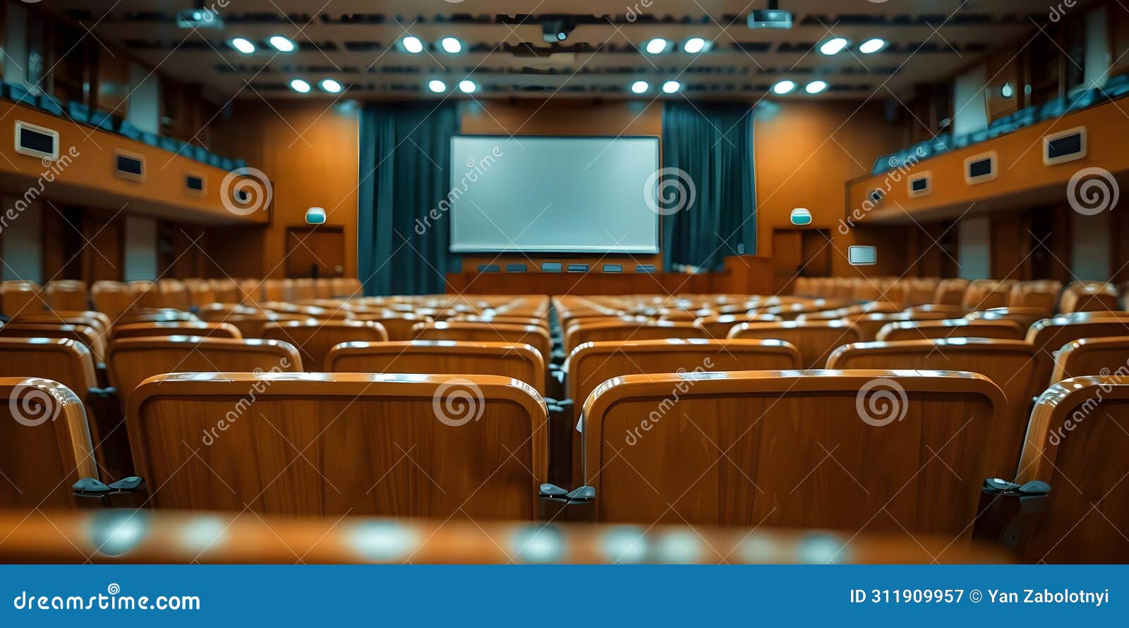 Professional Conference Room Setup for a Business Event or Academic ...