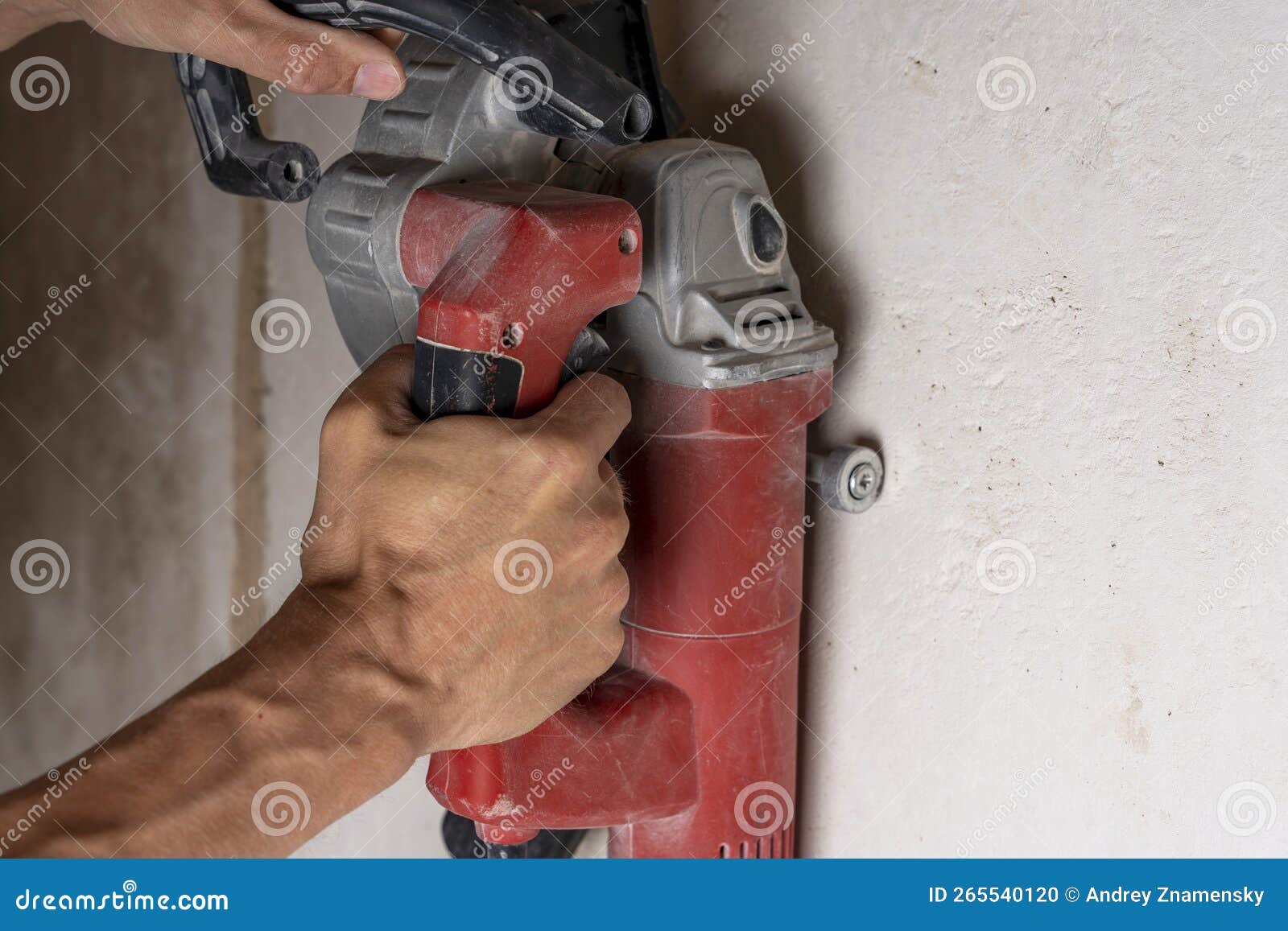 Professional Construction Power Tool for Cutting Strob Stock Photo ...