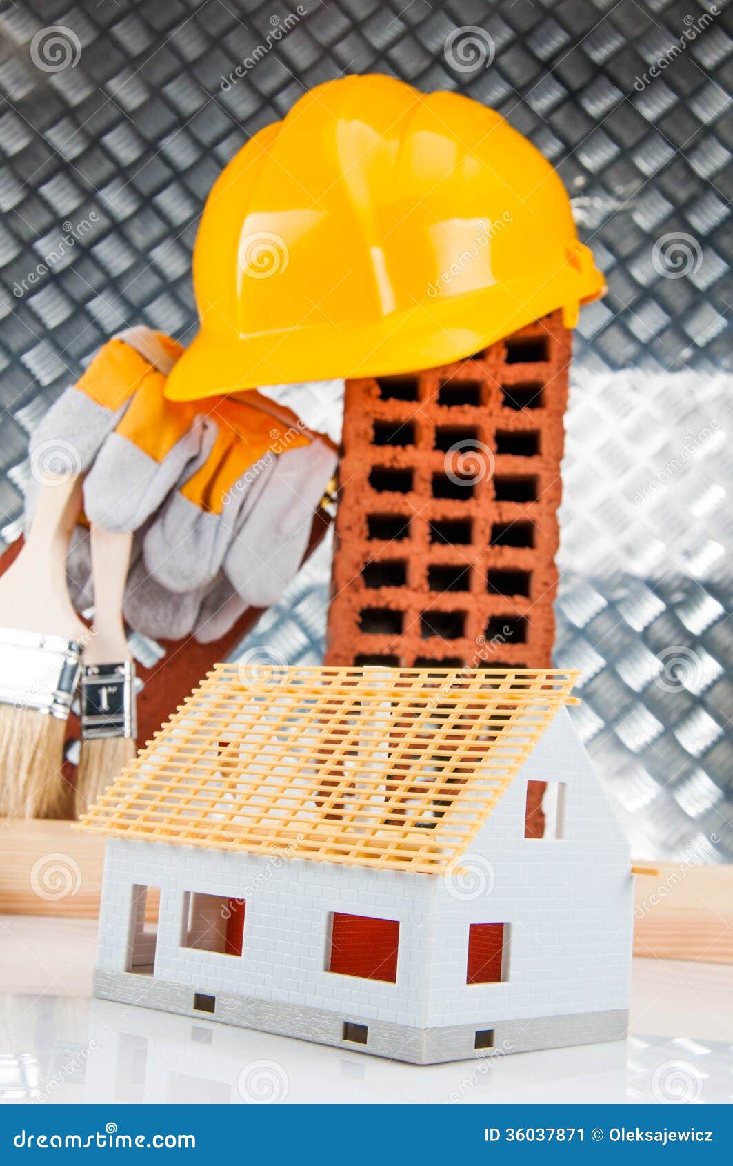 Professional Construction Site Stuff Stock Image - Image of crafts ...