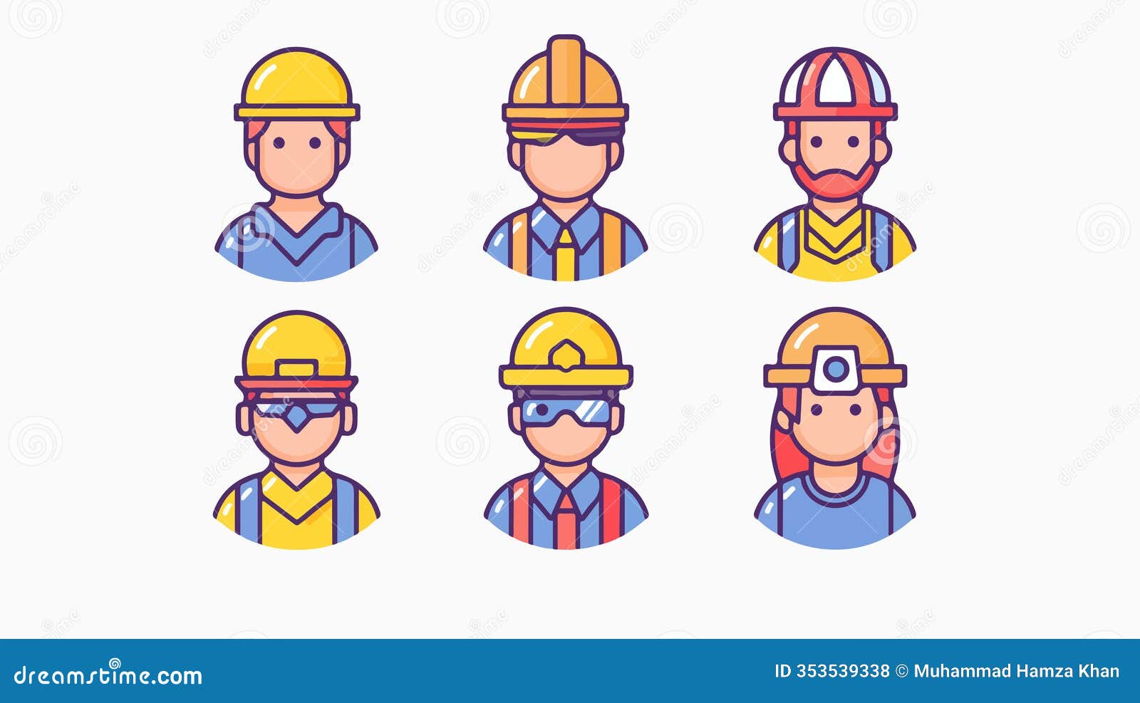 Professional Construction Worker Icon for Creative Projects and Design ...