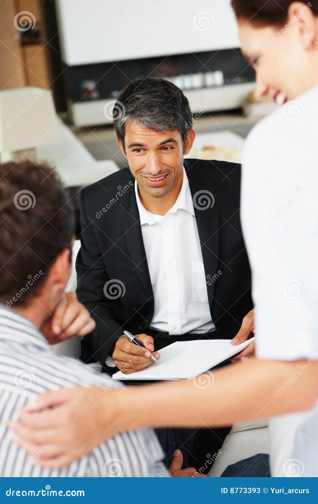 Professional Consultant at a Meeting Stock Image - Image of ...