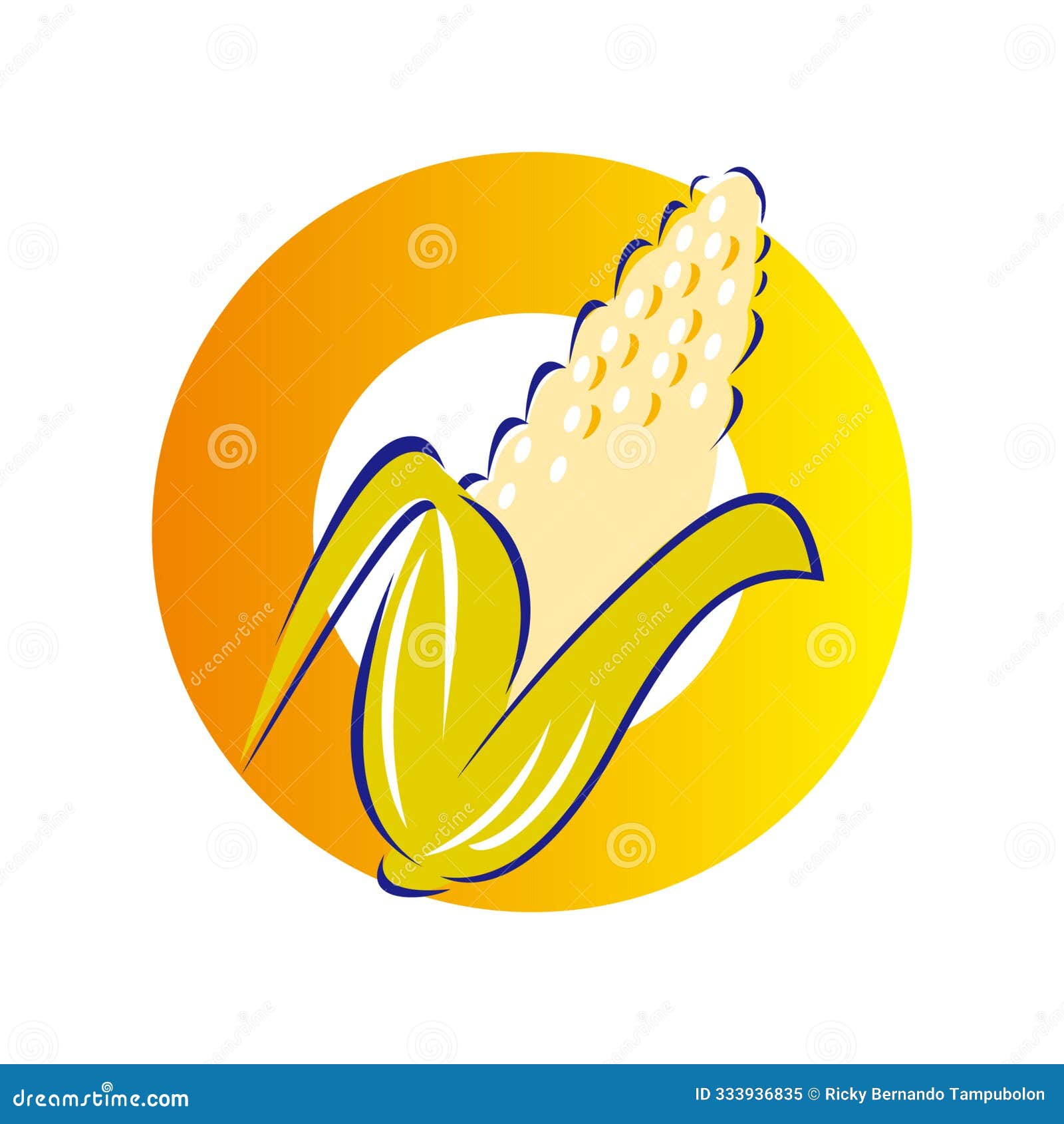 Professional Corn Vector Art Image Illustration Stock Illustration ...