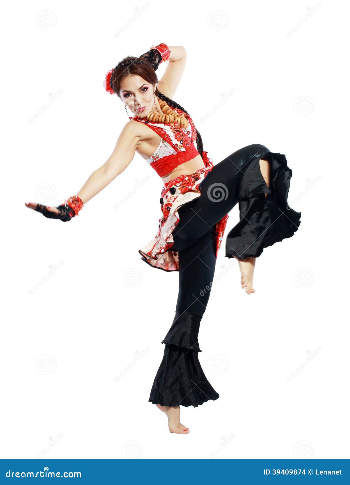 Professional dancer balkan stock photo. Image of face - 39409874