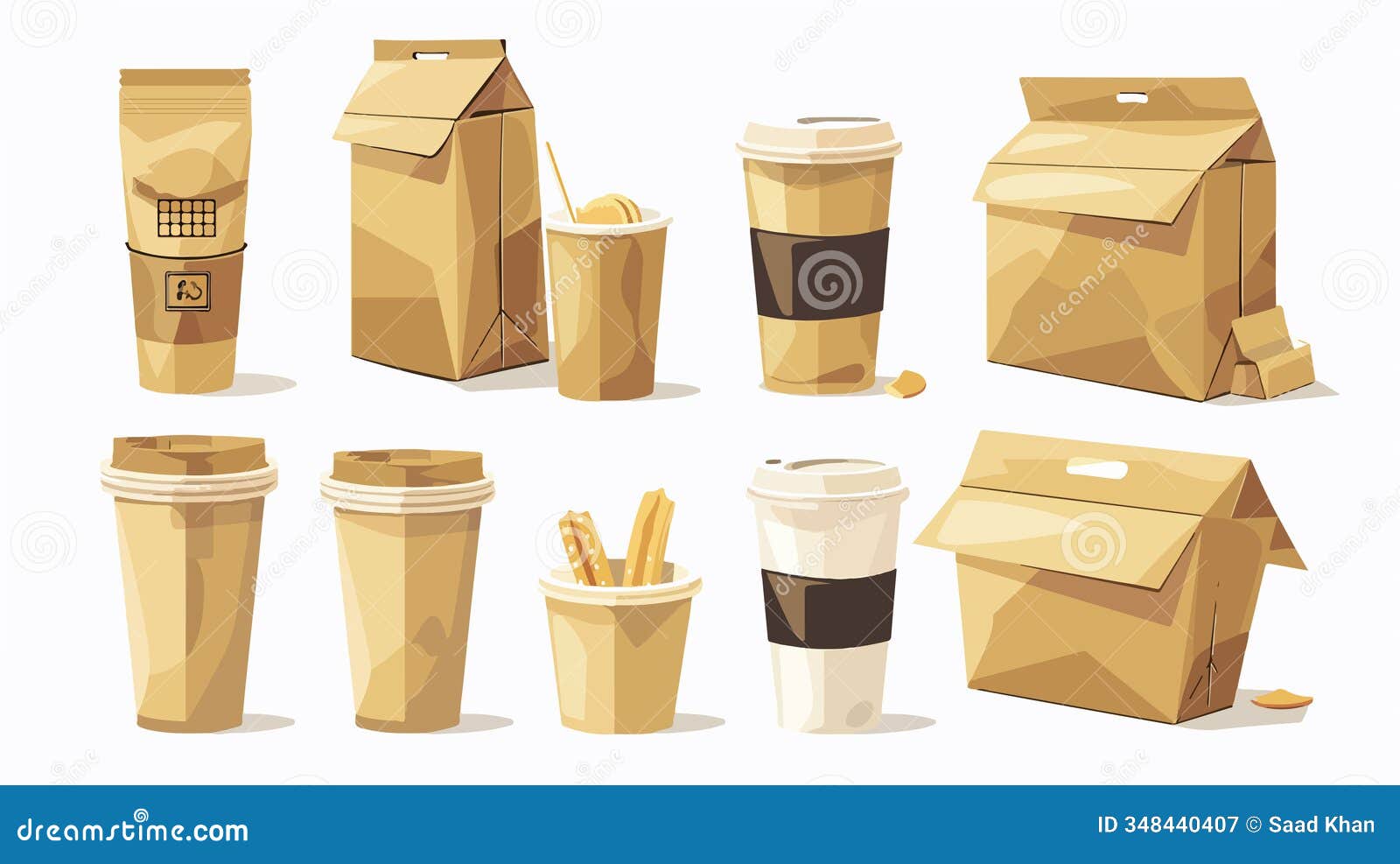 Professional Delivery Packages Cardboard Boxes Containers Photo Stock ...