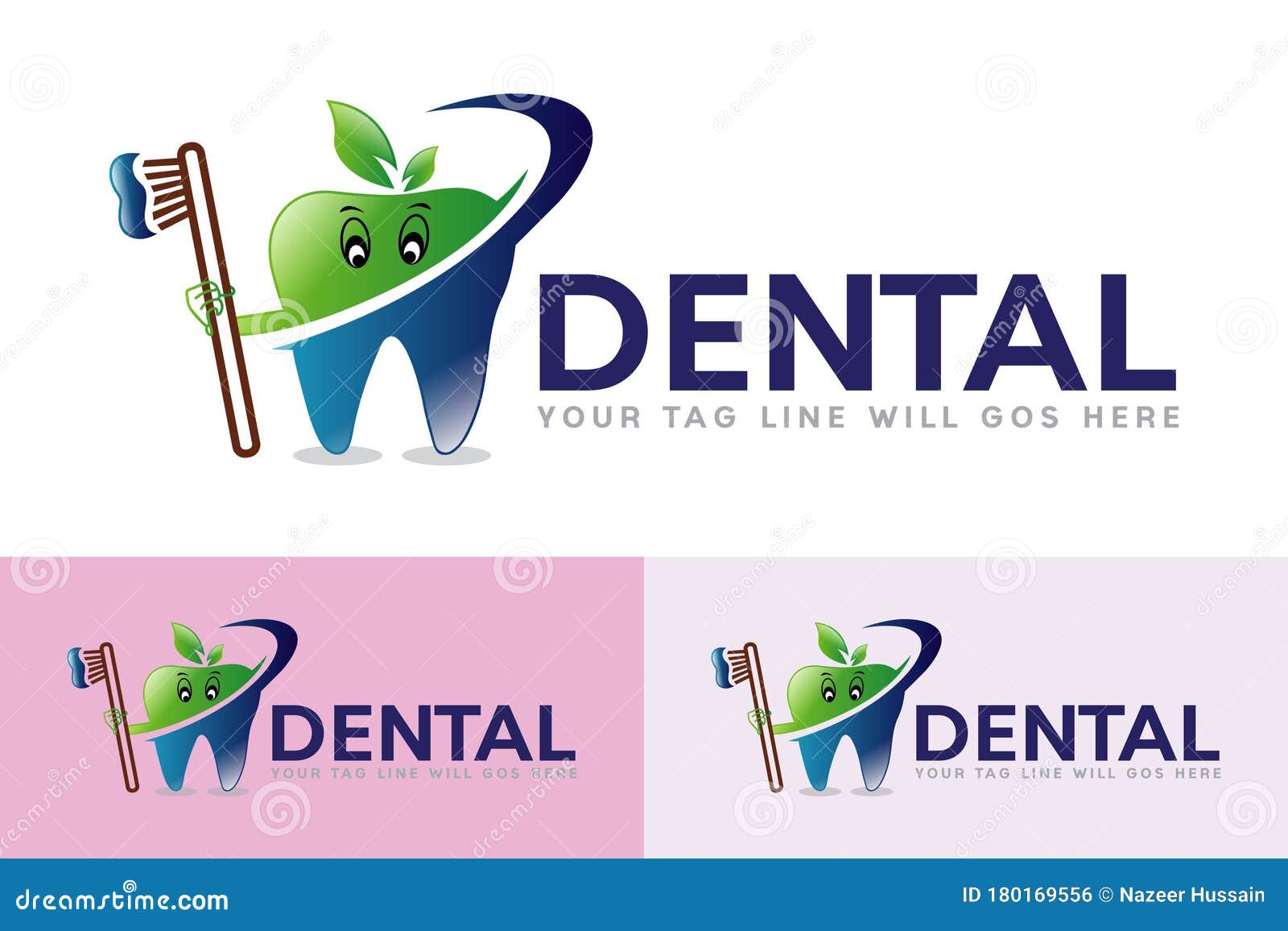 Professional Dental Logo Design Vector Stock Vector - Illustration of ...