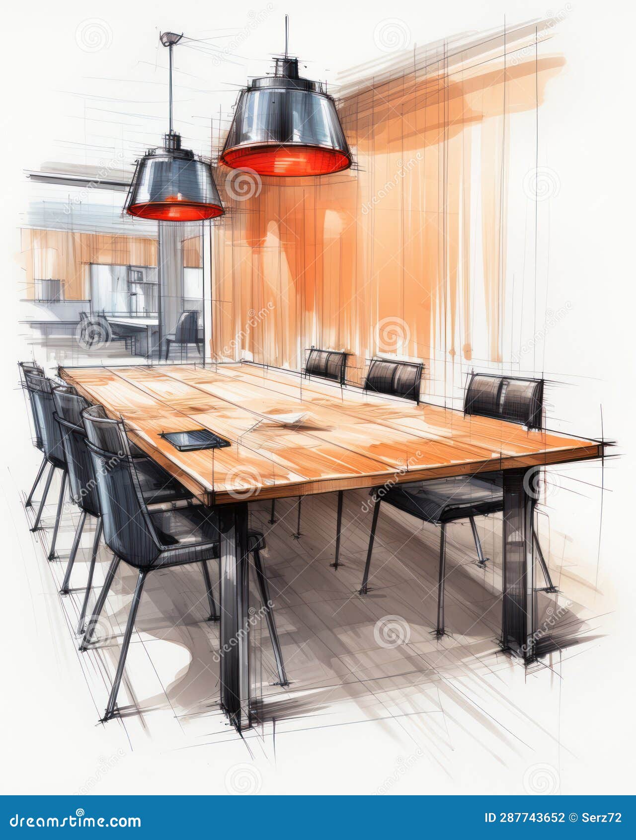 Professional Desktop Sketch Stock Photo - Image of business, internet ...