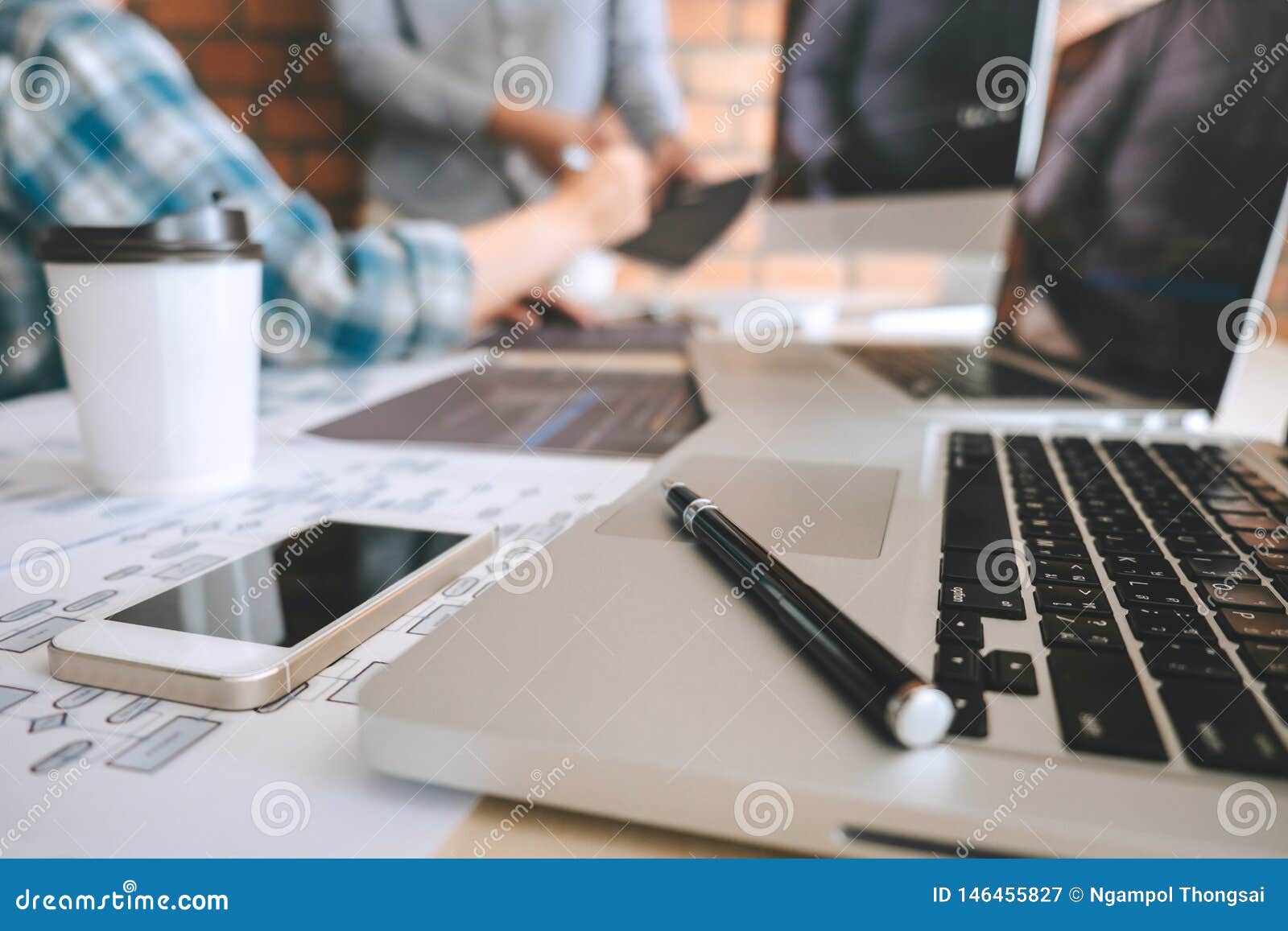 Professional Developer Programmer Cooperation Meeting and Brainstorming ...