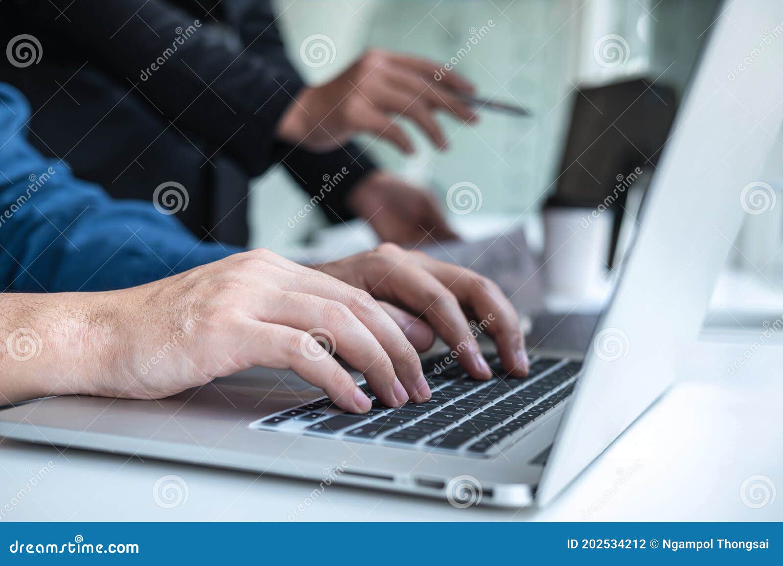 Professional Developer Programmer Cooperation Meeting and Brainstorming ...