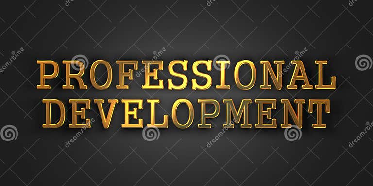 Professional Development. Business Concept. Stock Image - Image of ...
