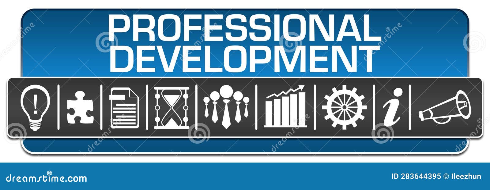 Professional Development Blue Grey Rounded Square Horizontal Symbols ...