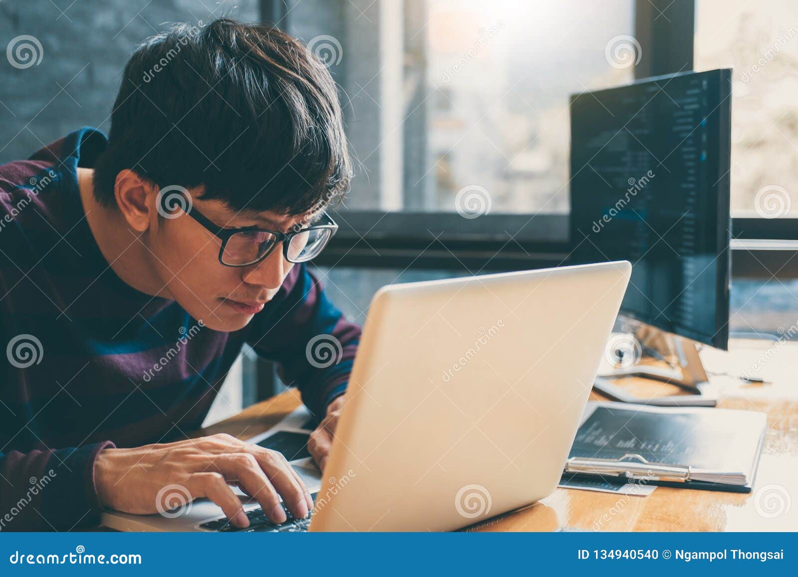 Professional Development Programmer Working in Programming Website a ...