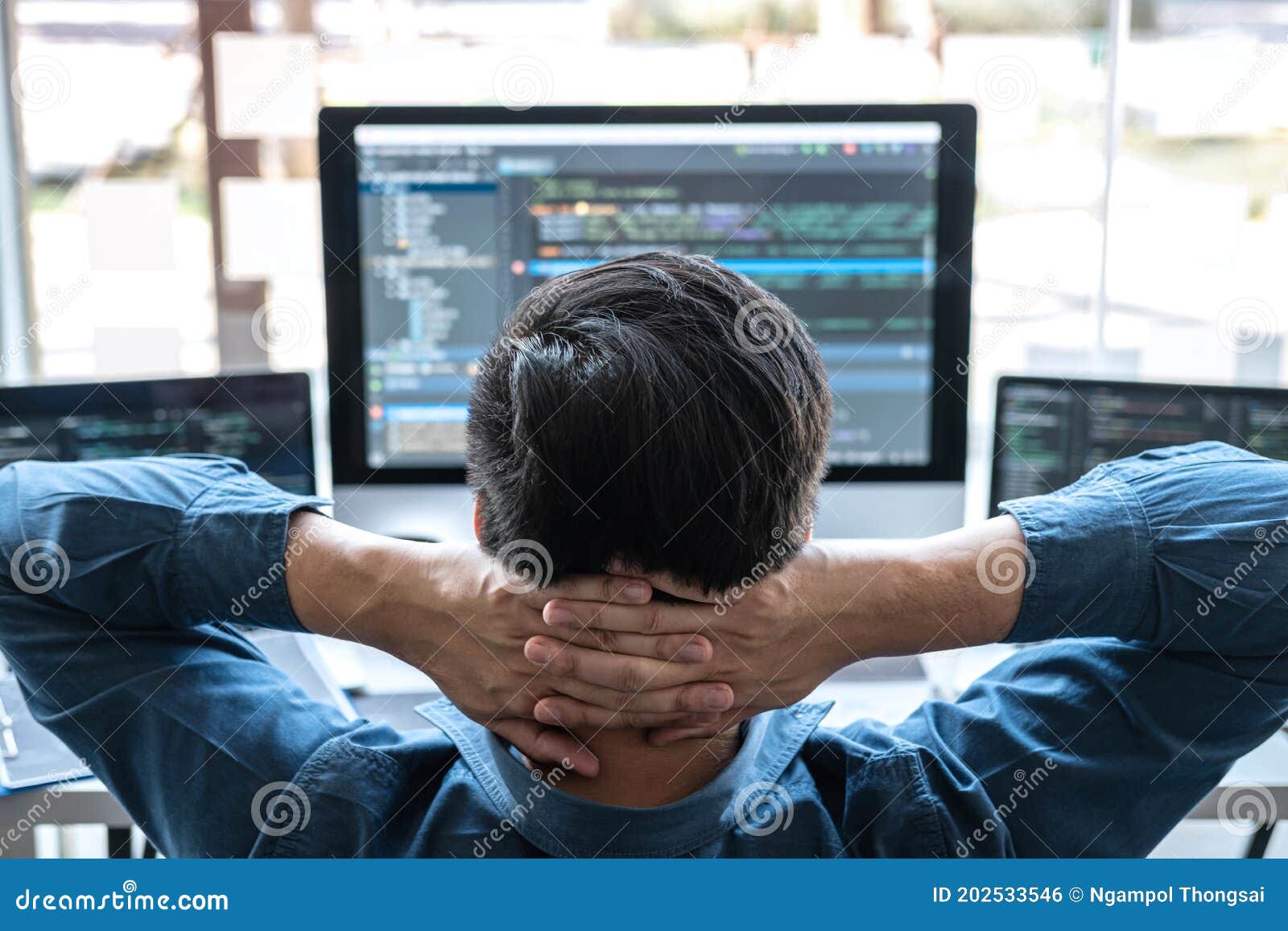 Professional Development Programmer Working In Programming Website A Software And Coding