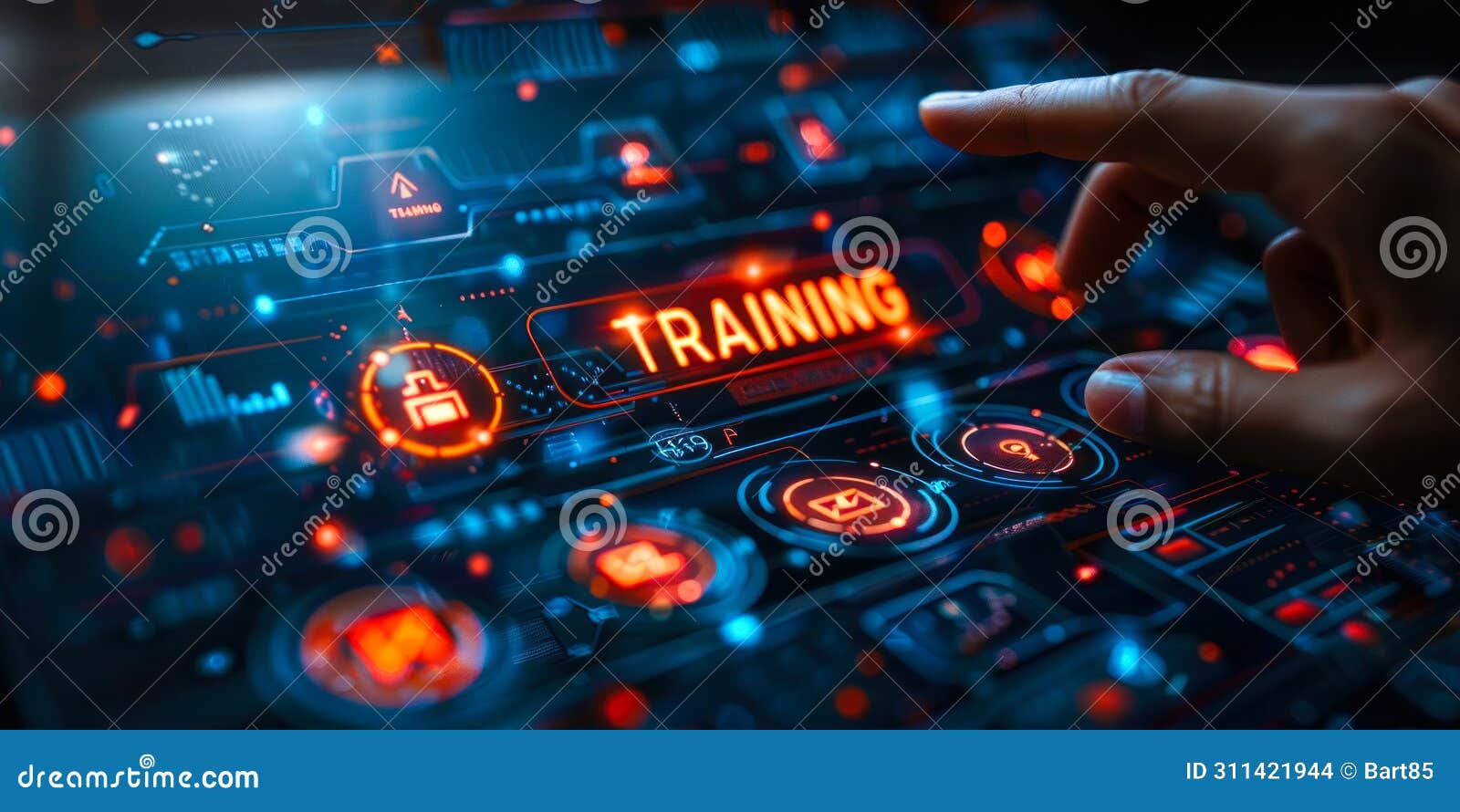 Professional Development and Skills Enhancement Concept with Virtual ...