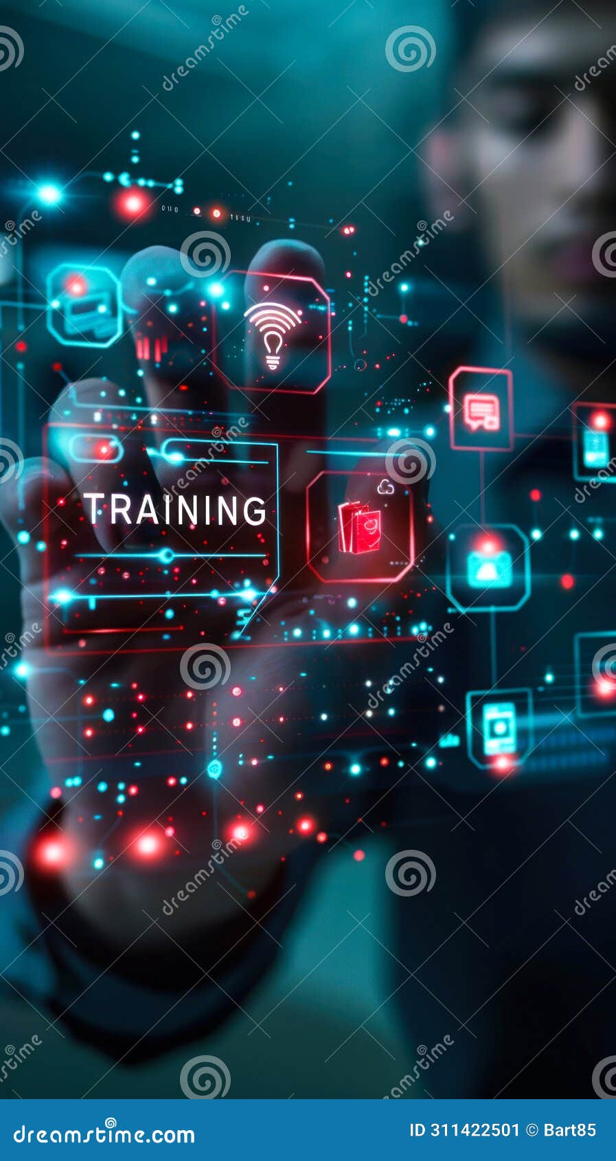 Professional Development and Skills Enhancement Concept with Virtual ...