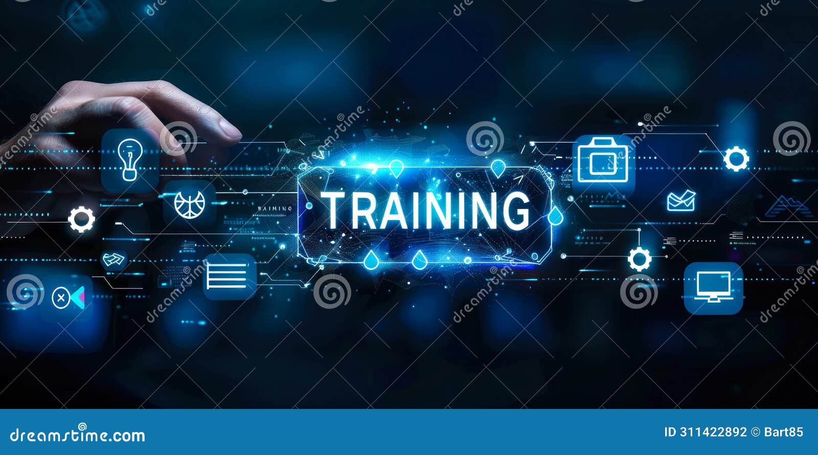 Professional Development and Skills Enhancement Concept with Virtual ...