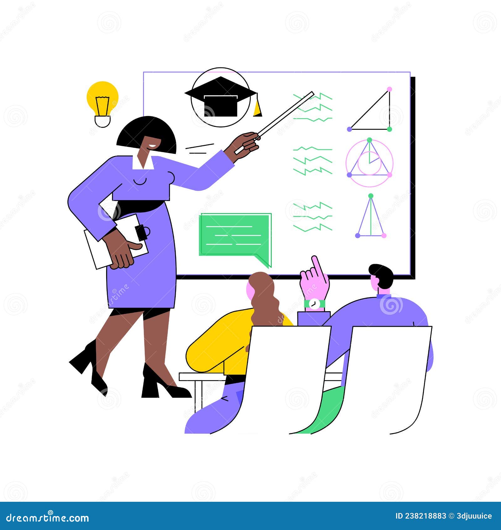 Professional Development of Teachers Abstract Concept Vector ...