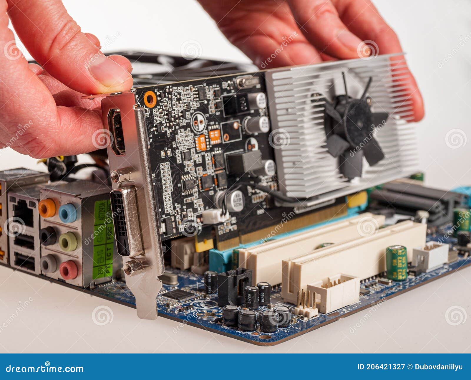 Professional Device in a Computer a Modern Separate External Video Card ...