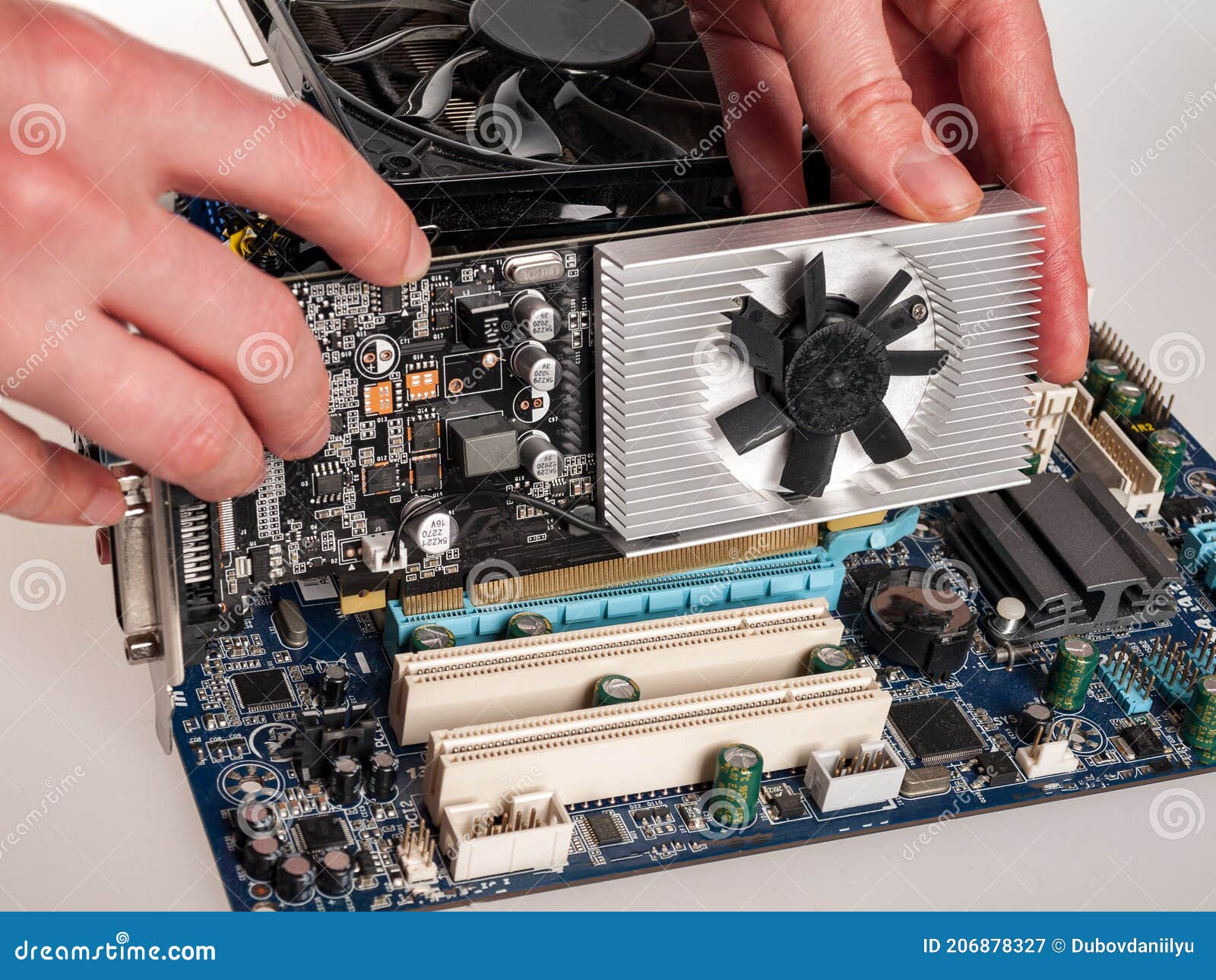 Professional Device in a Computer a Modern Separate External Video Card ...