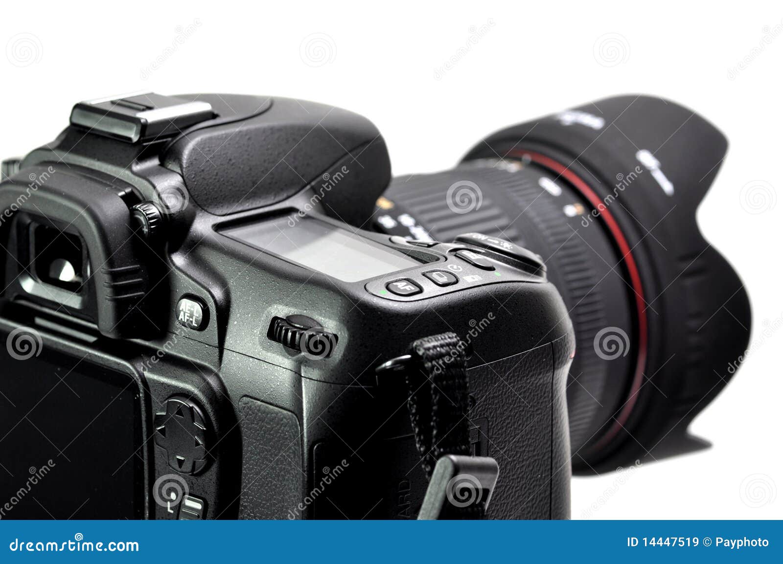 Professional Digital Camera Stock Image - Image of background ...