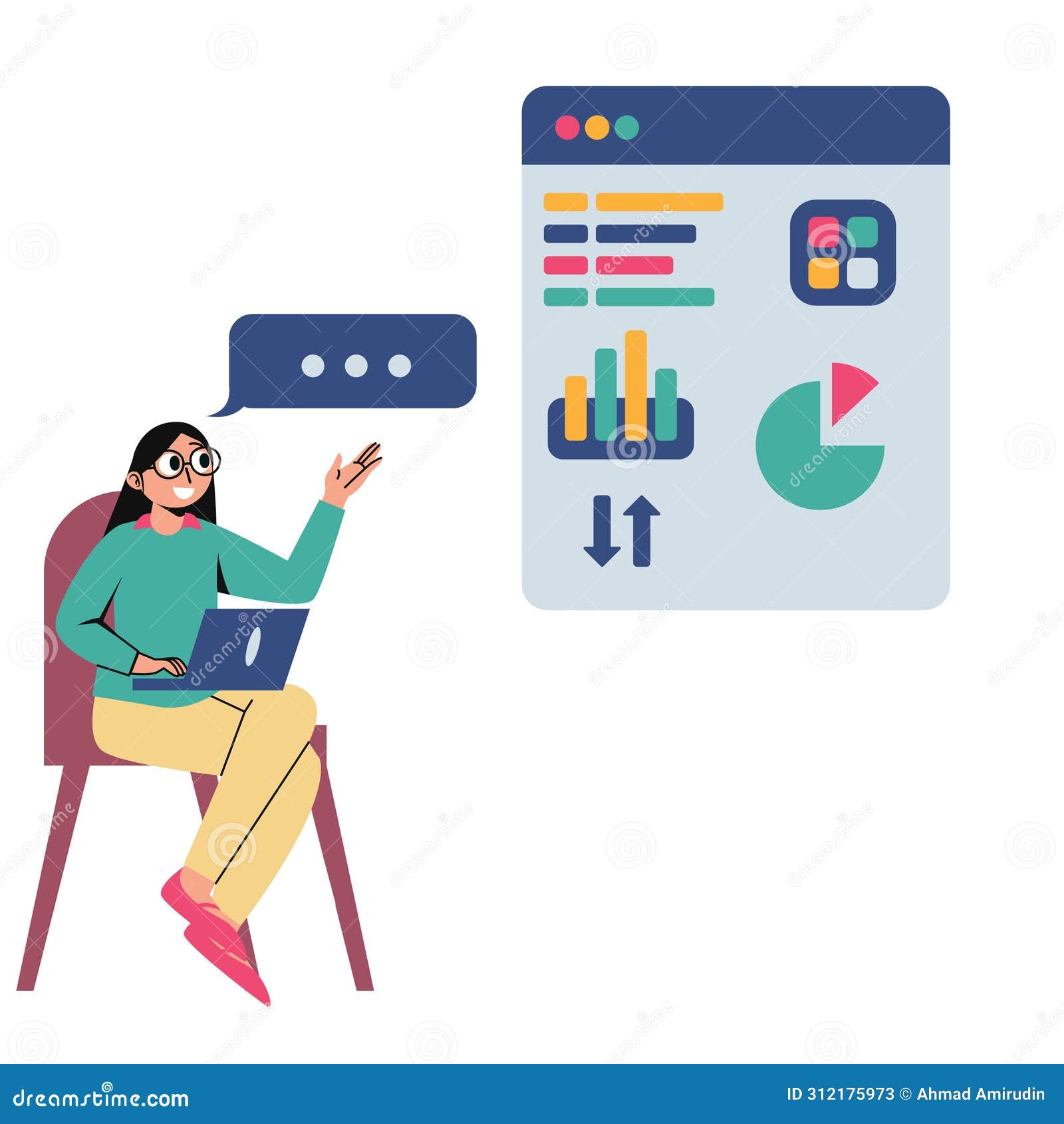 Marketer Interacting With A Customer Data Platform CDP Interface For ...