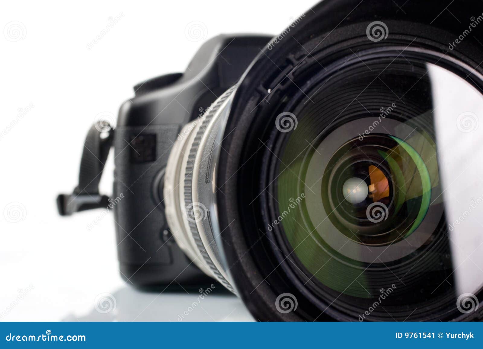 Professional Digital Photo Camera Stock Image - Image of lens, body ...