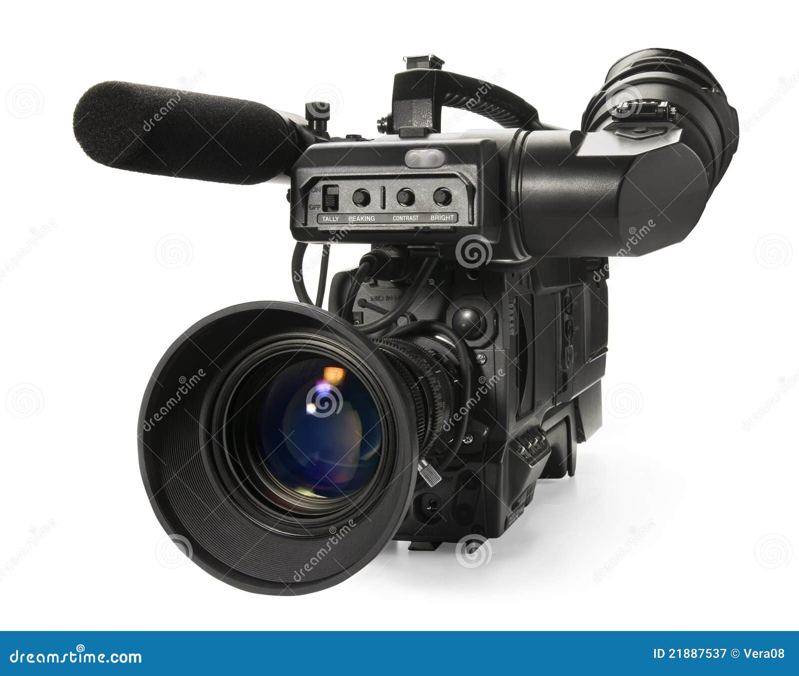 Professional Digital Video Camera. Stock Image - Image of capture, life ...