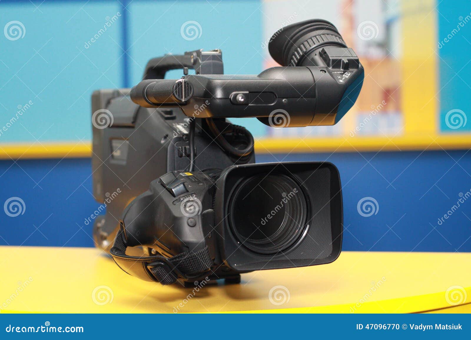Professional Digital Video Camera Stock Photo - Image of television ...