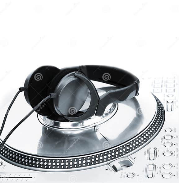 Professional DJ Vinyl Player Stock Photo - Image of nightclub ...