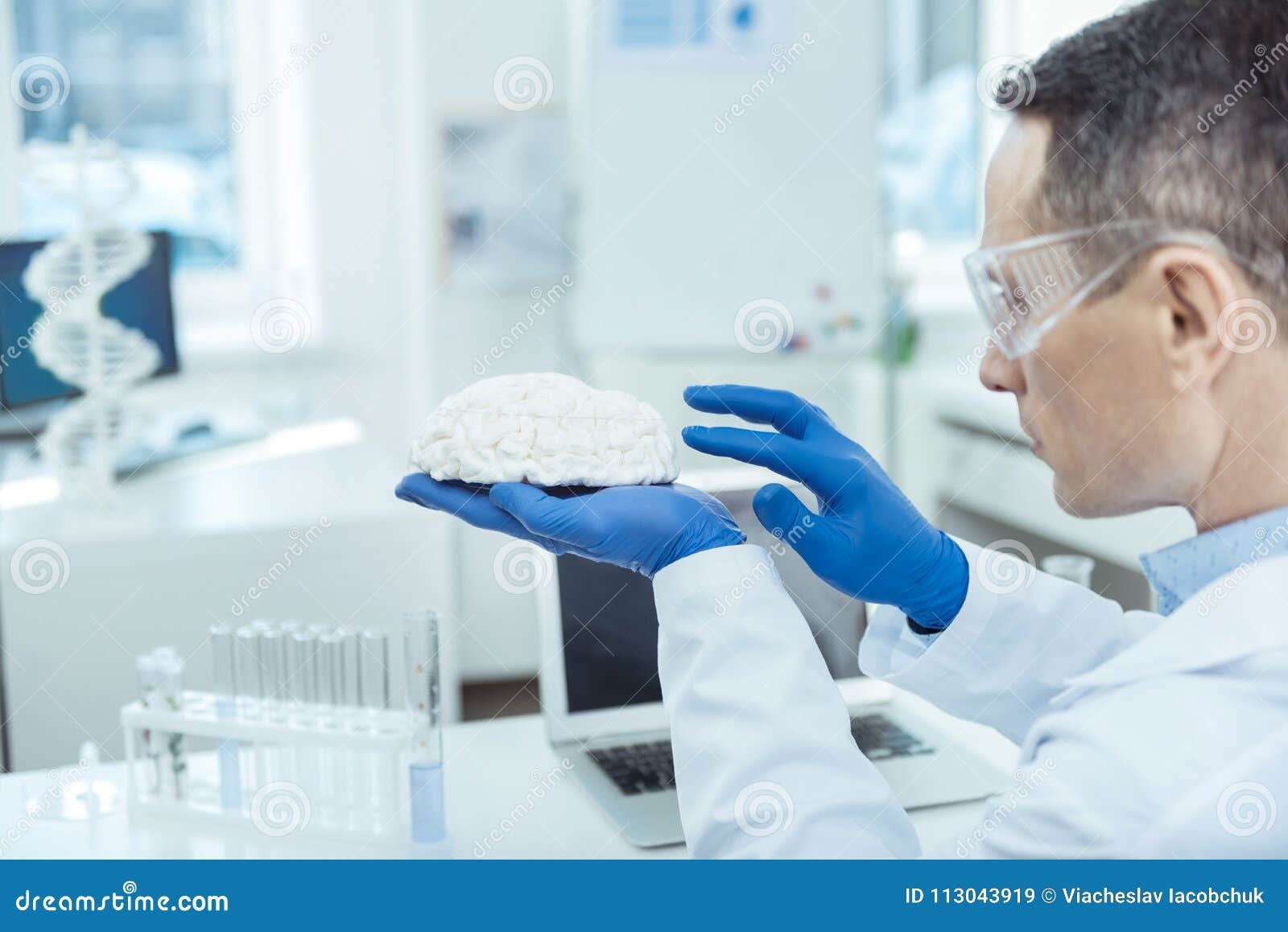 Professional Doctor Preparing for Brain Surgery Stock Image - Image of ...