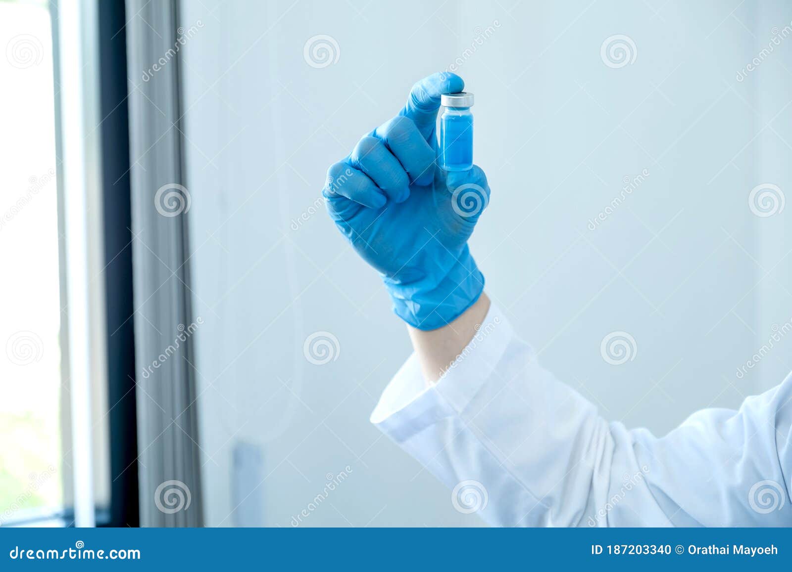 Professional Doctors Perform Testing and Analyzing Samples of Vaccines ...