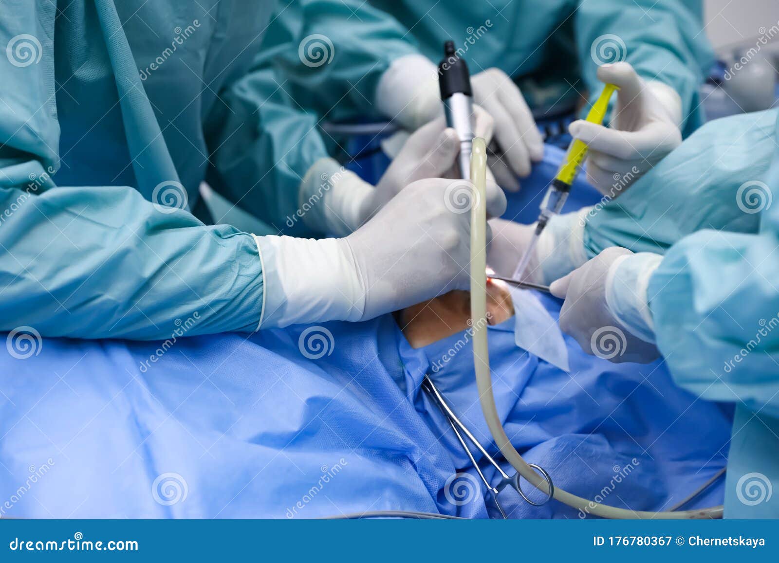 Professional Doctors Performing Stock Image - Image of indoors, care ...