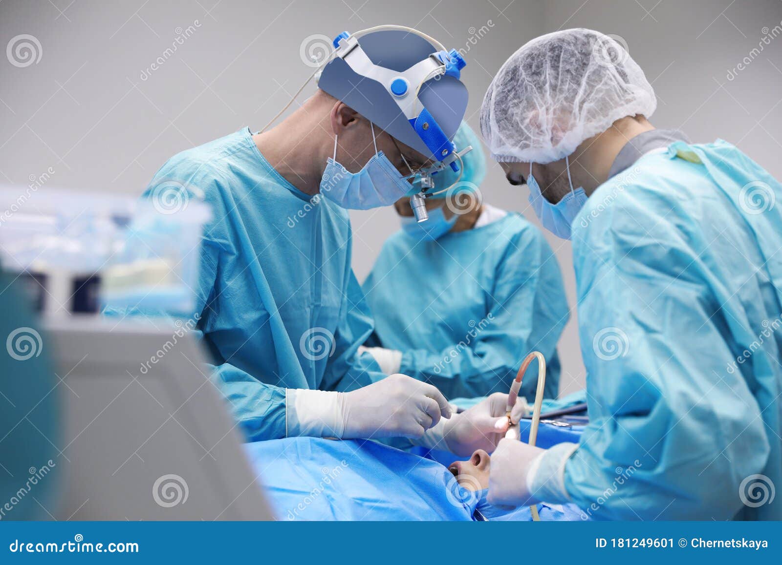 Professional Doctors Performing Stock Image - Image of hospital, clinic ...