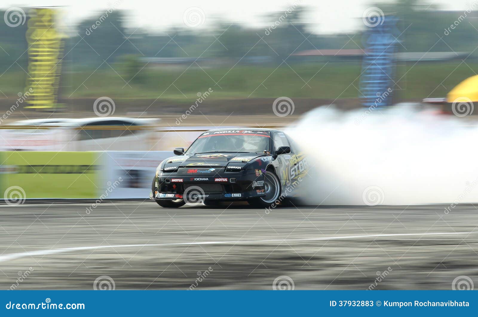 Professional Drift Racer Slid Around Editorial Stock Photo - Image of ...