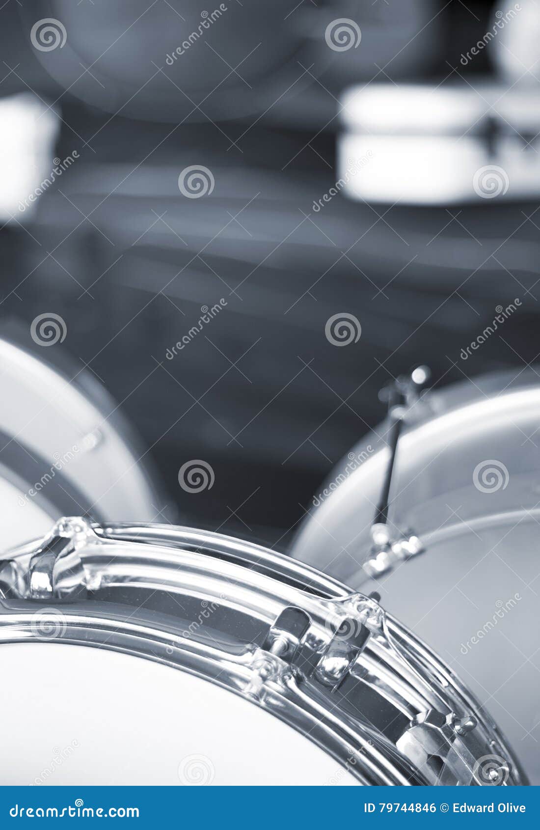 Professional Drum Kit in Store Stock Photo - Image of retail, drummer ...