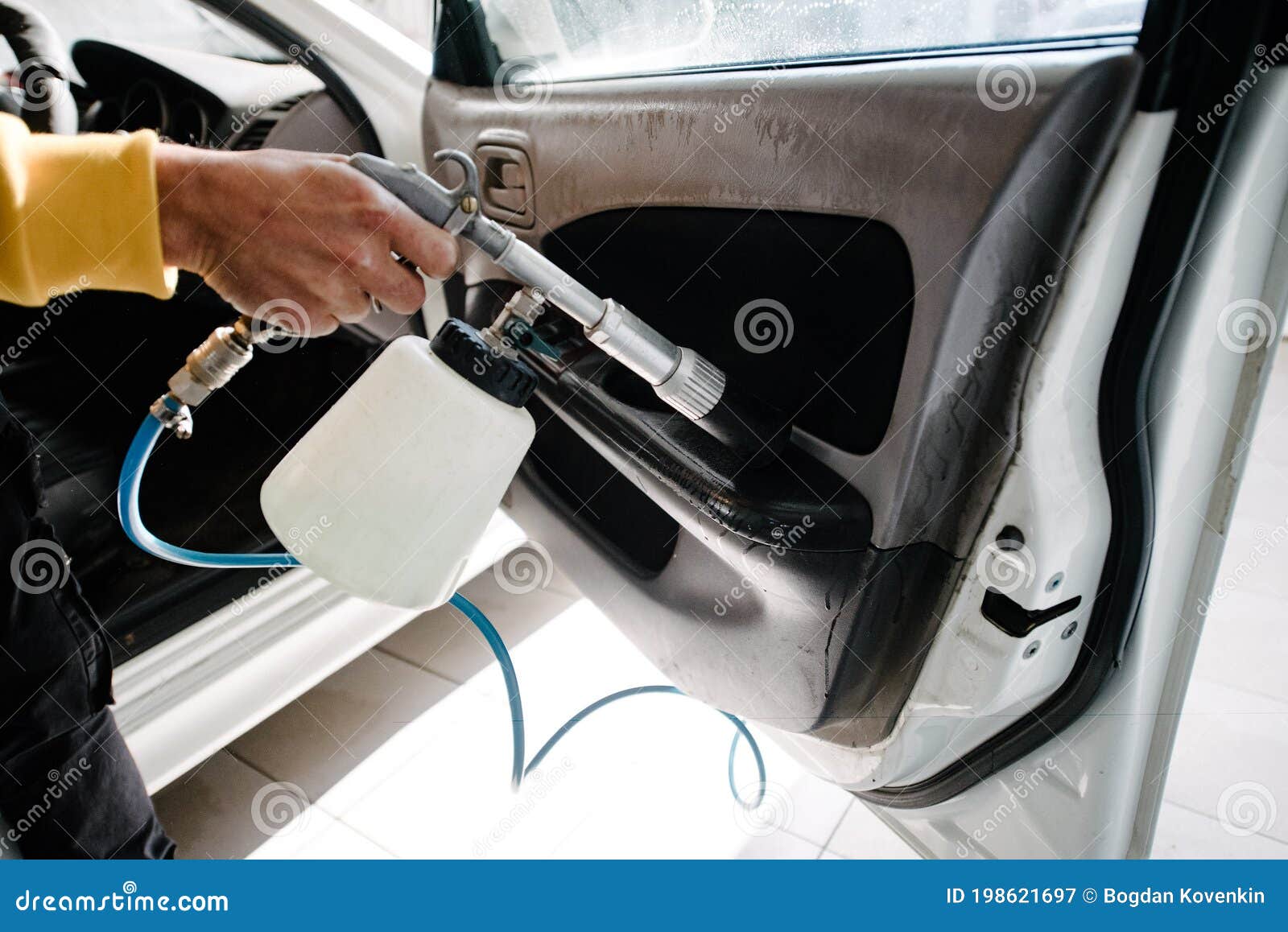 Professional Dry Cleaning of Car Interior Stock Image - Image of male ... Professional Dry Cleaning of Car Interior Stock Image - Image of male ...