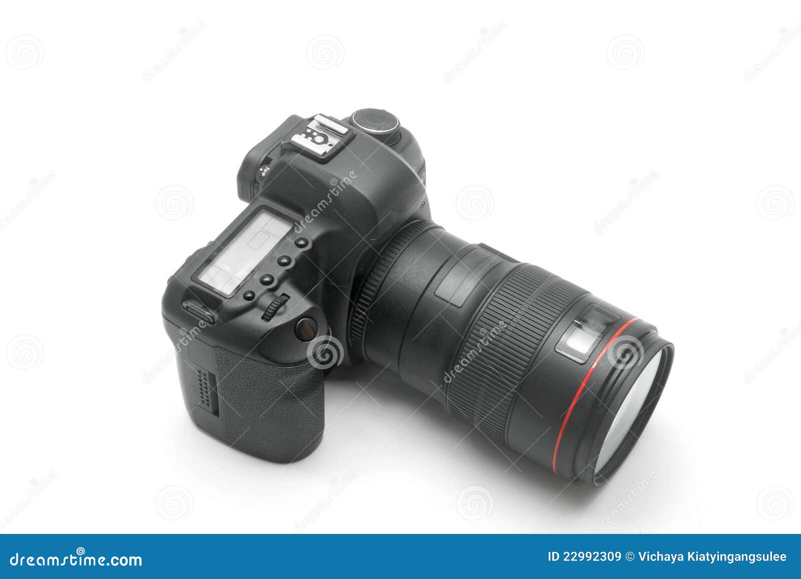 Professional DSLR Digital Camera Stock Image - Image of photographic ...