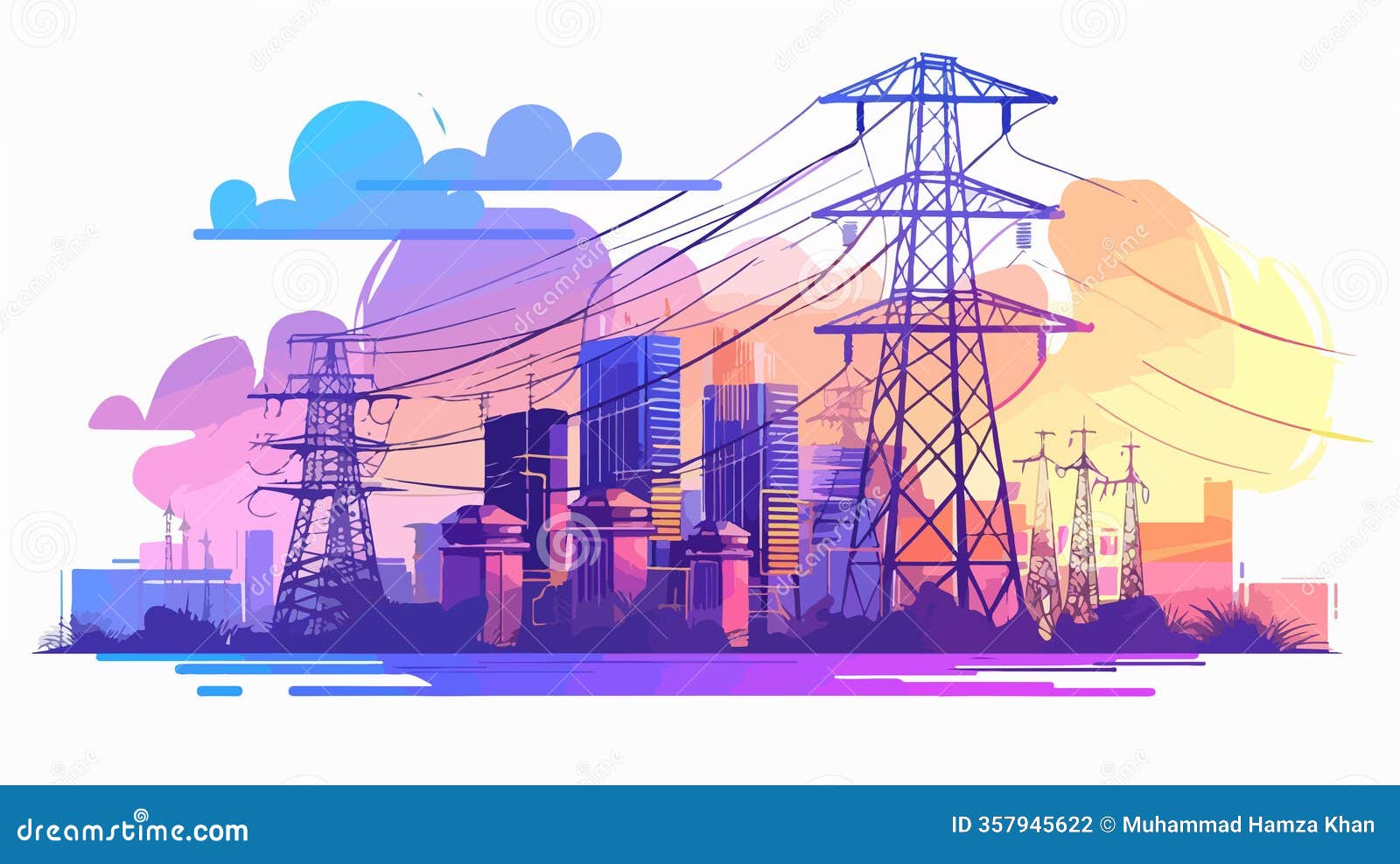 Professional Electricity Installation Abstract Concept Vector ...