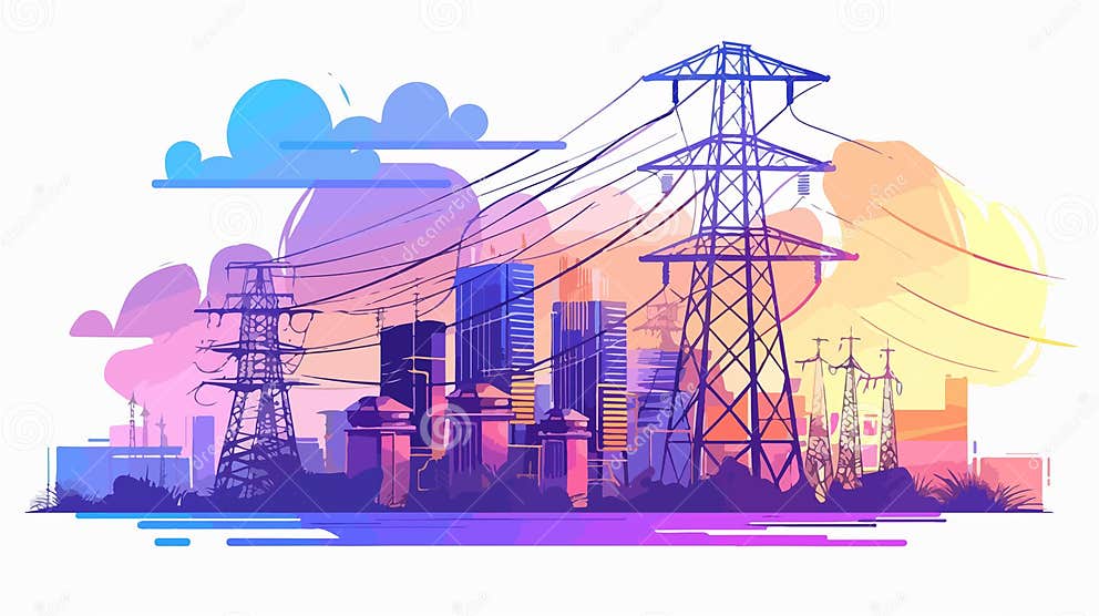 Professional Electricity Installation Abstract Concept Vector ...