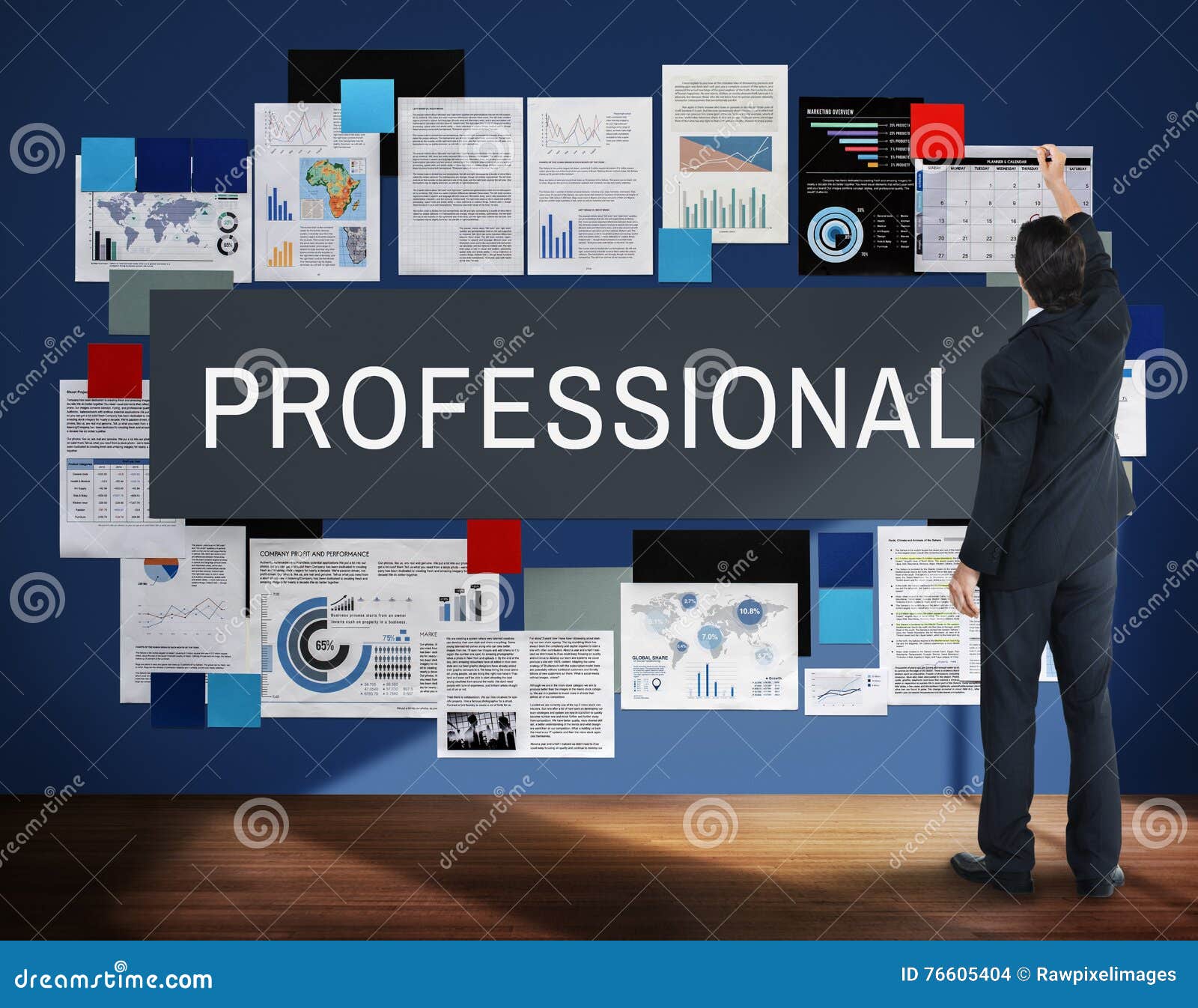 Professional Employee Occupation Organization Concept Stock Photo ...