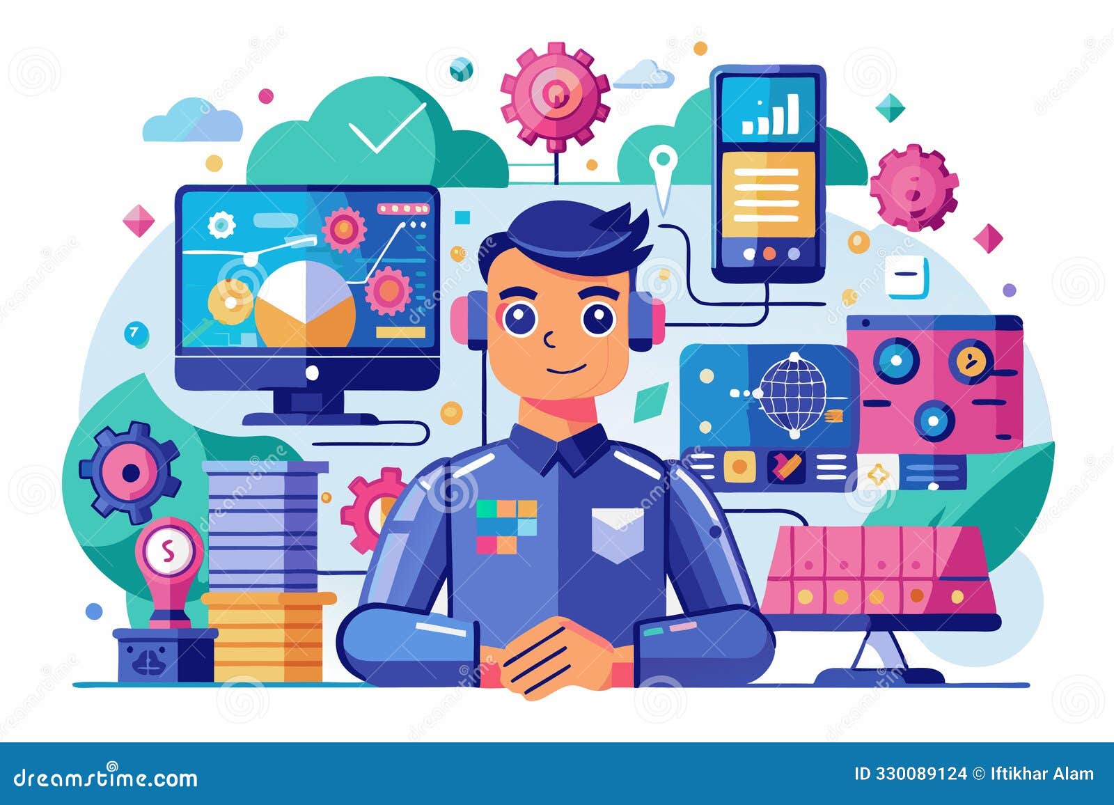 A Professional Engages with Artificial Intelligence and Machine ...