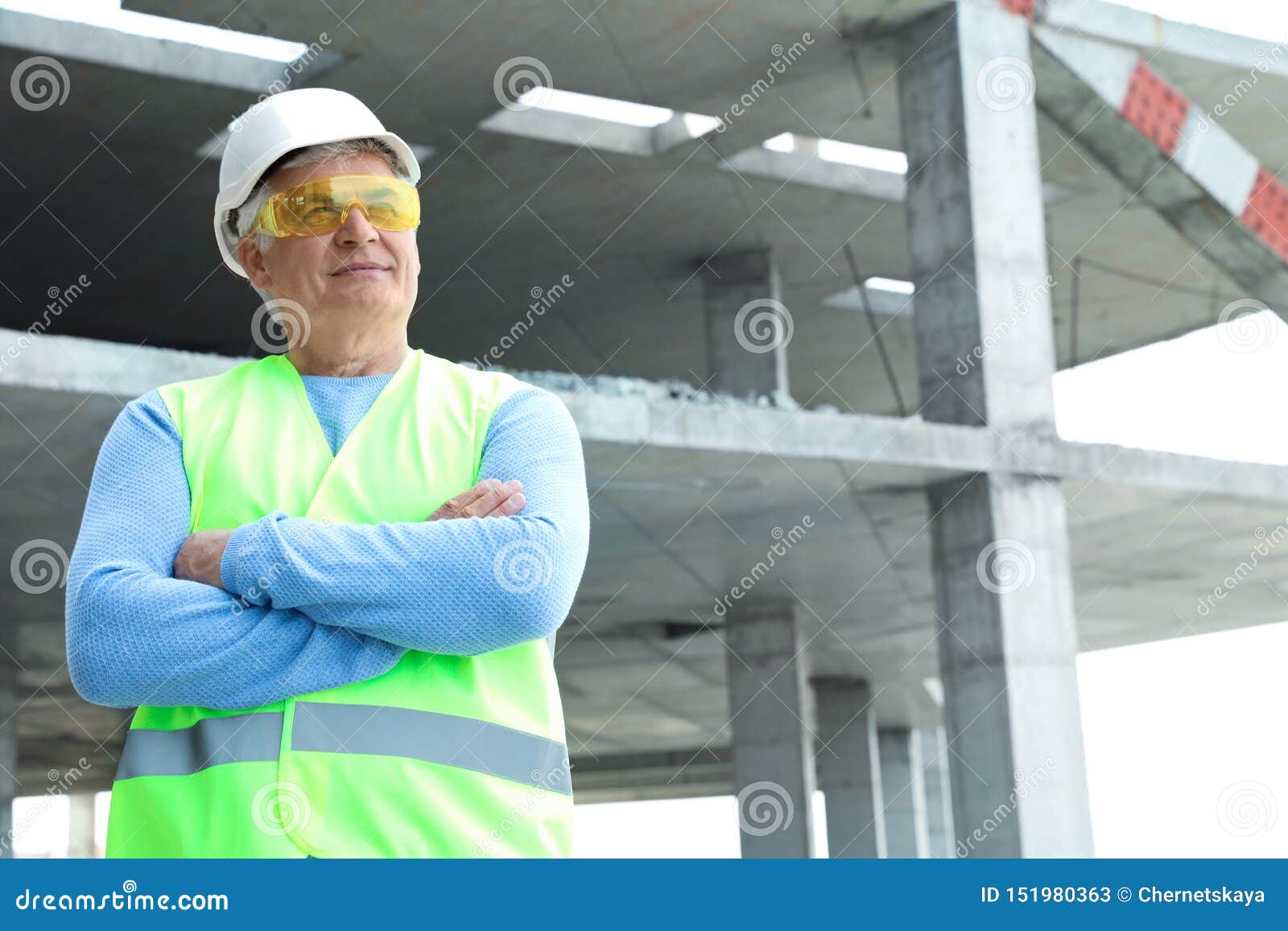 Professional Engineer in Safety Equipment Stock Image - Image of life ...