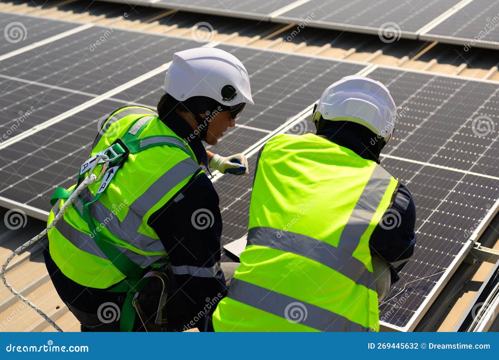 Professional Engineer Technician with Safety Helmet Checking System ...