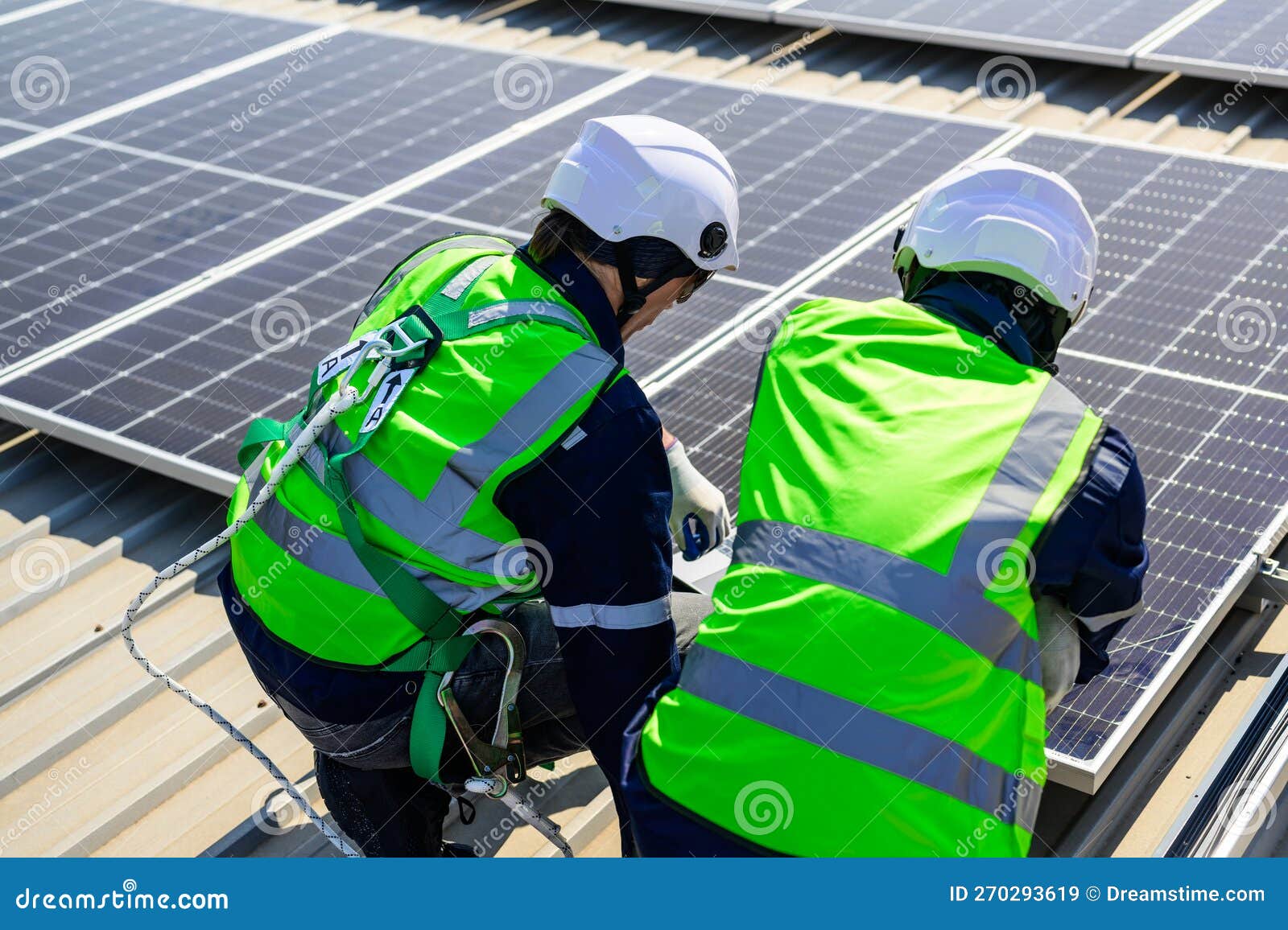 Professional Engineer Technician with Safety Helmet Checking System ...