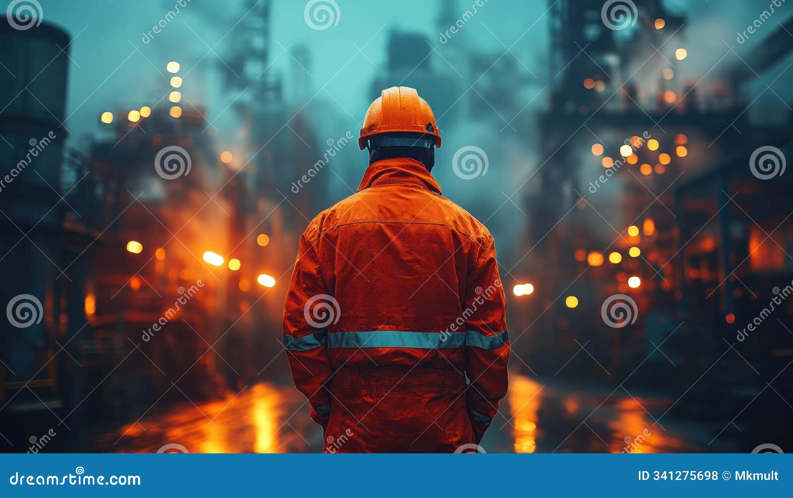 Professional Engineer in Uniform Overseeing Operations in Industrial ...