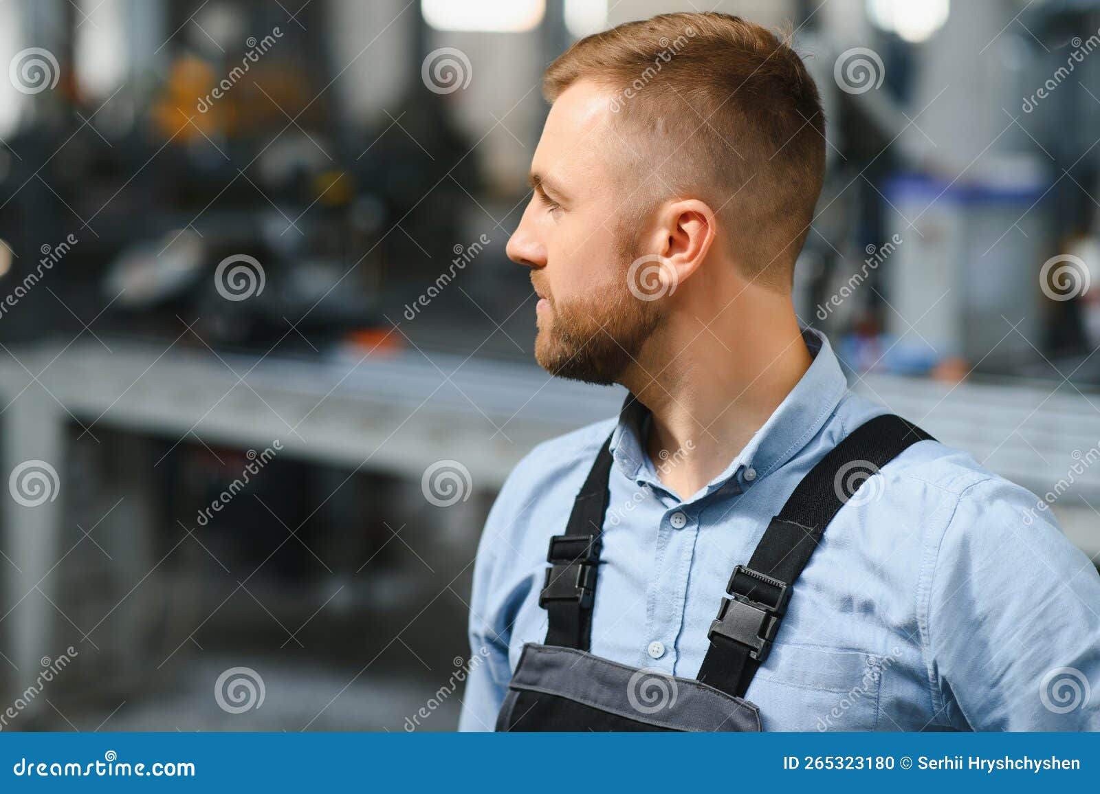 Professional Engineering Male Worker at Factory. Stock Photo - Image of ...