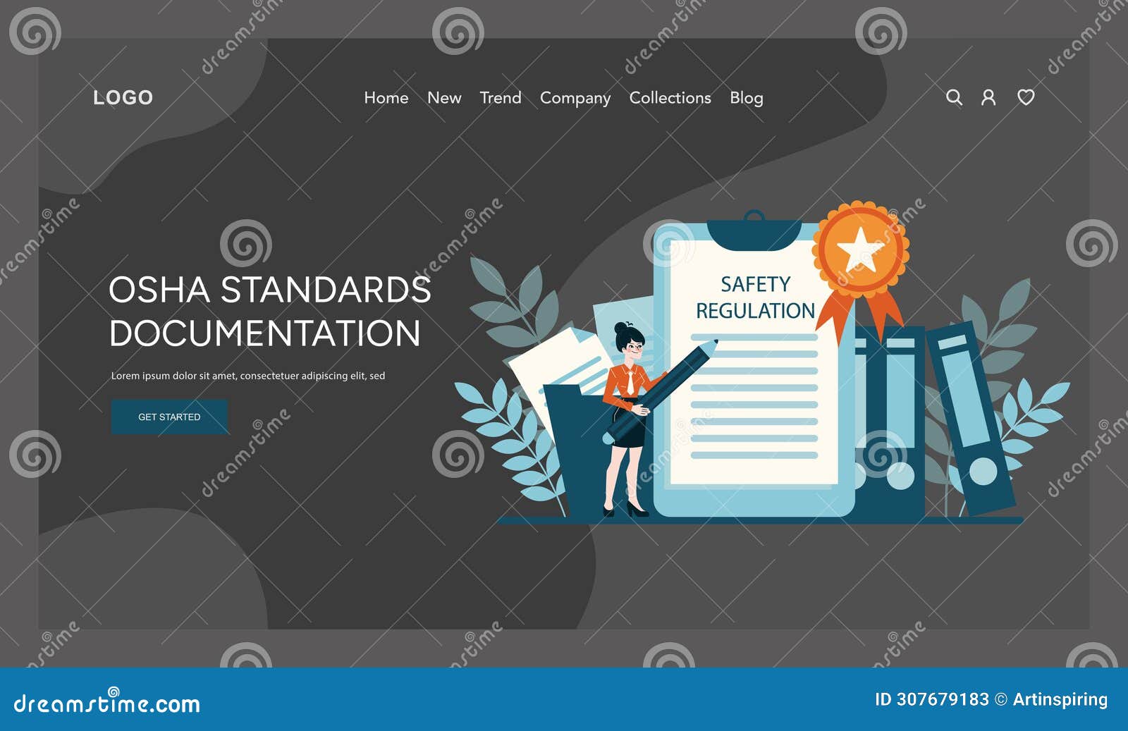 A Professional Ensuring Rigorous Safety Regulation Adherence, Signified ...