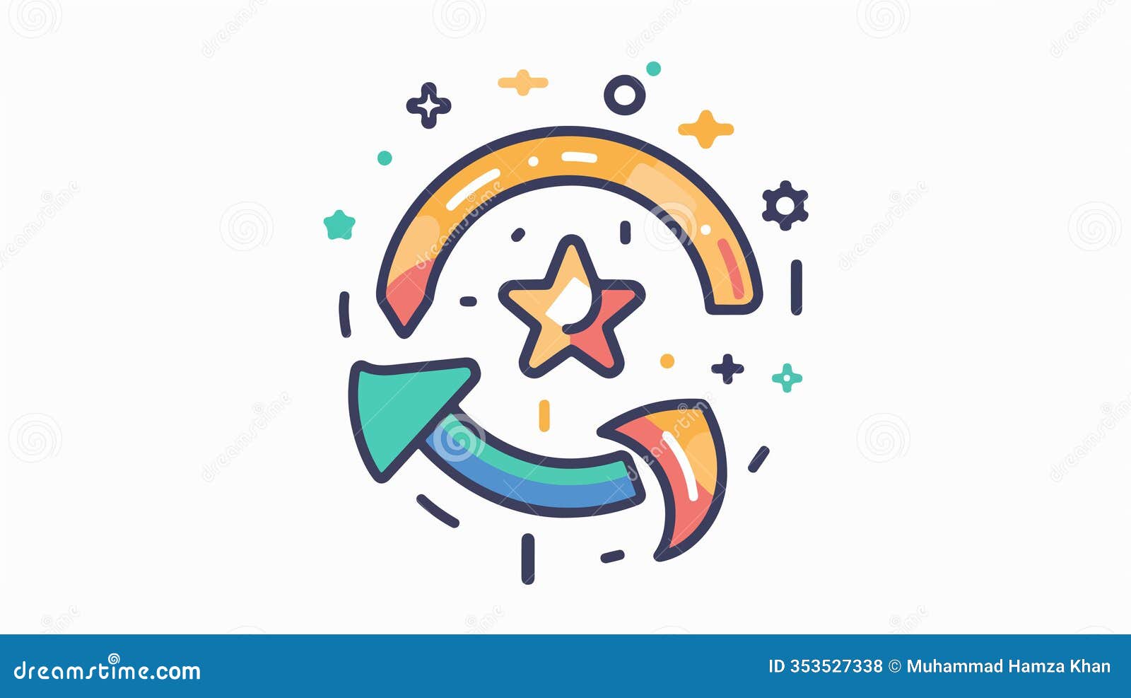 Professional Feedback Loop Icon for Effective Communication and ... Professional Feedback Loop Icon for Effective Communication and ...