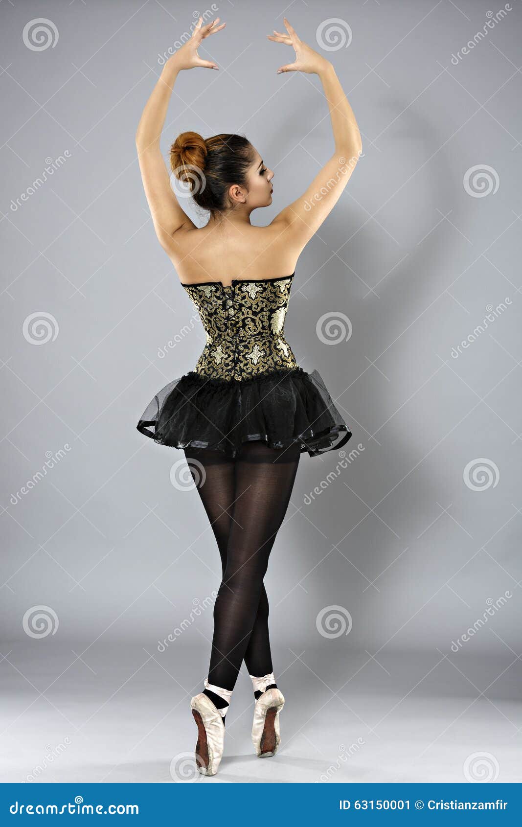 Professional Female Ballet Dancer Stock Image - Image of classic, dance ...