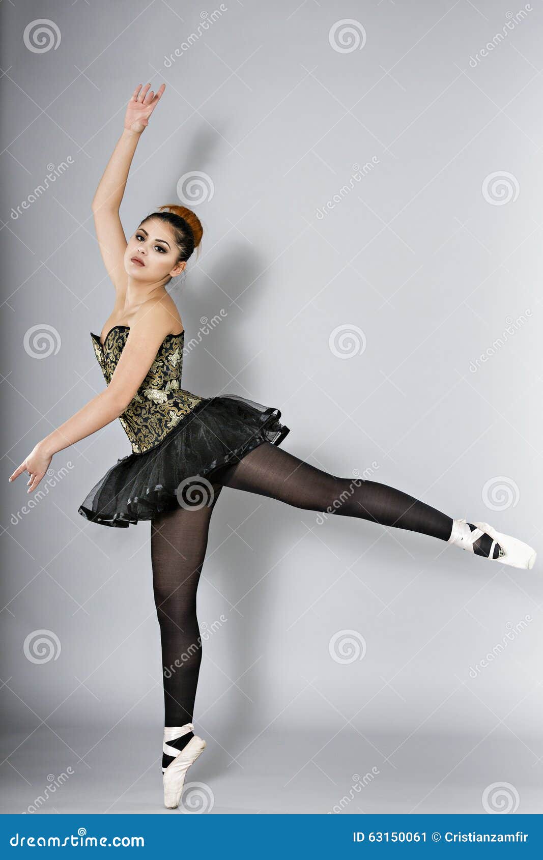 Professional Female Ballet Dancer Stock Image - Image of asian ...